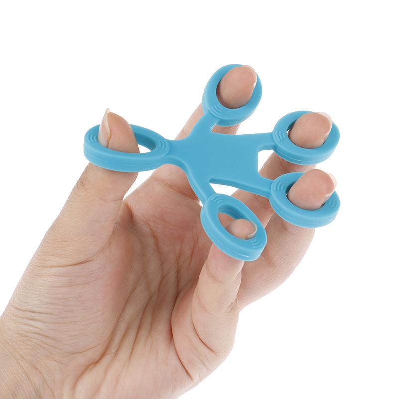 Silica Gel Finger Puller Antistress Hand Ring Adult Finger Strength ...