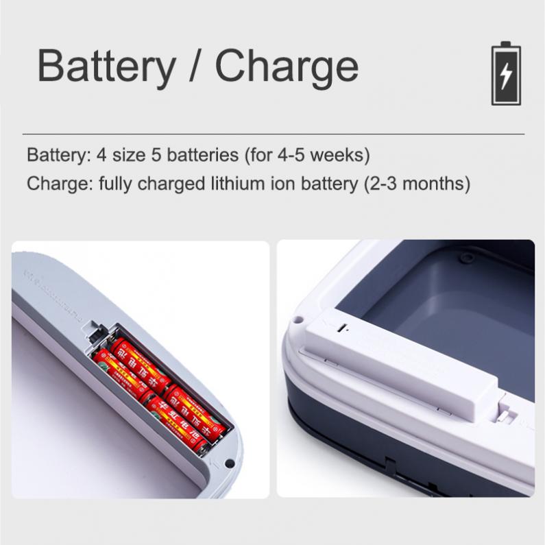 Cheap Gray ABS Chargeable Home Smart Trash Household Intelligent Trash ...