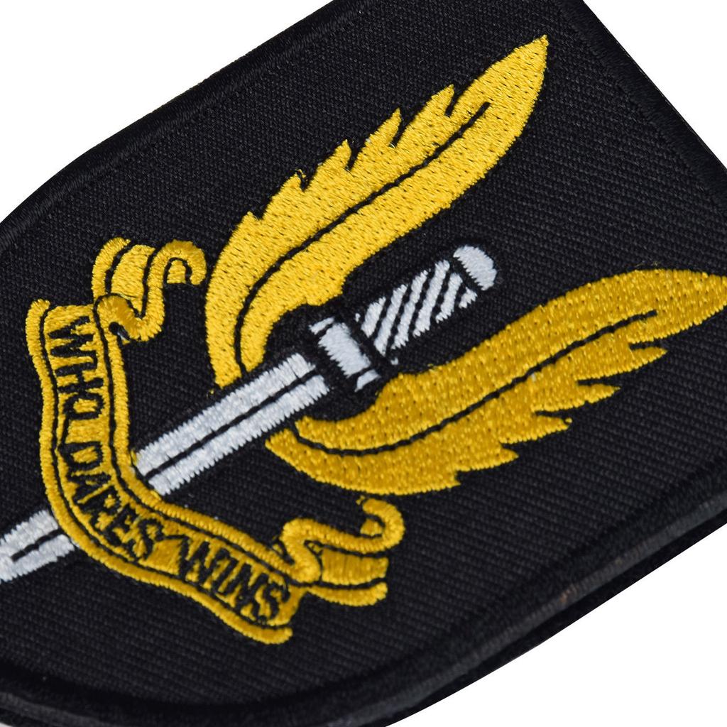 Buy Pretty Armband Who Dares Wins Morale Military Armband Backside ...