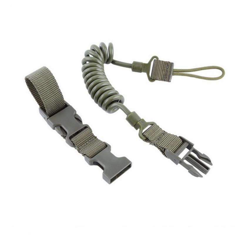 Buy Durable Combat Sling Telescopic Hand Gun Secure Lanyard Tactical ...