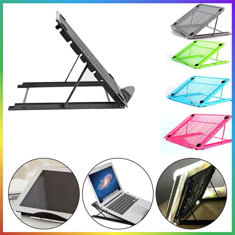 Buy Mesh Tablet Laptop Pad Stand Holder Riser Folding Table Adjustable ...
