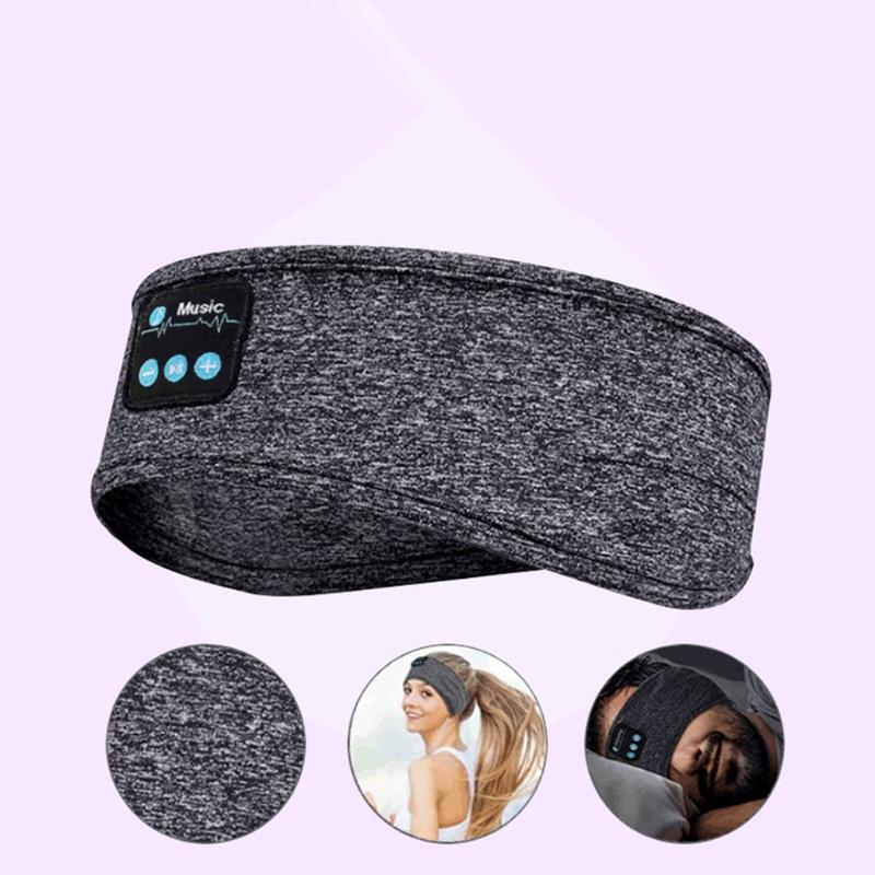 Buy Bluetooth Music Eye Mask Headband Dual-use Soft Sport Headphones ...