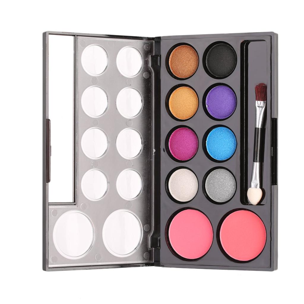 Buy ICOCO 2Colors Professional Blusher+8Colors Eye Shadow Makeup ...