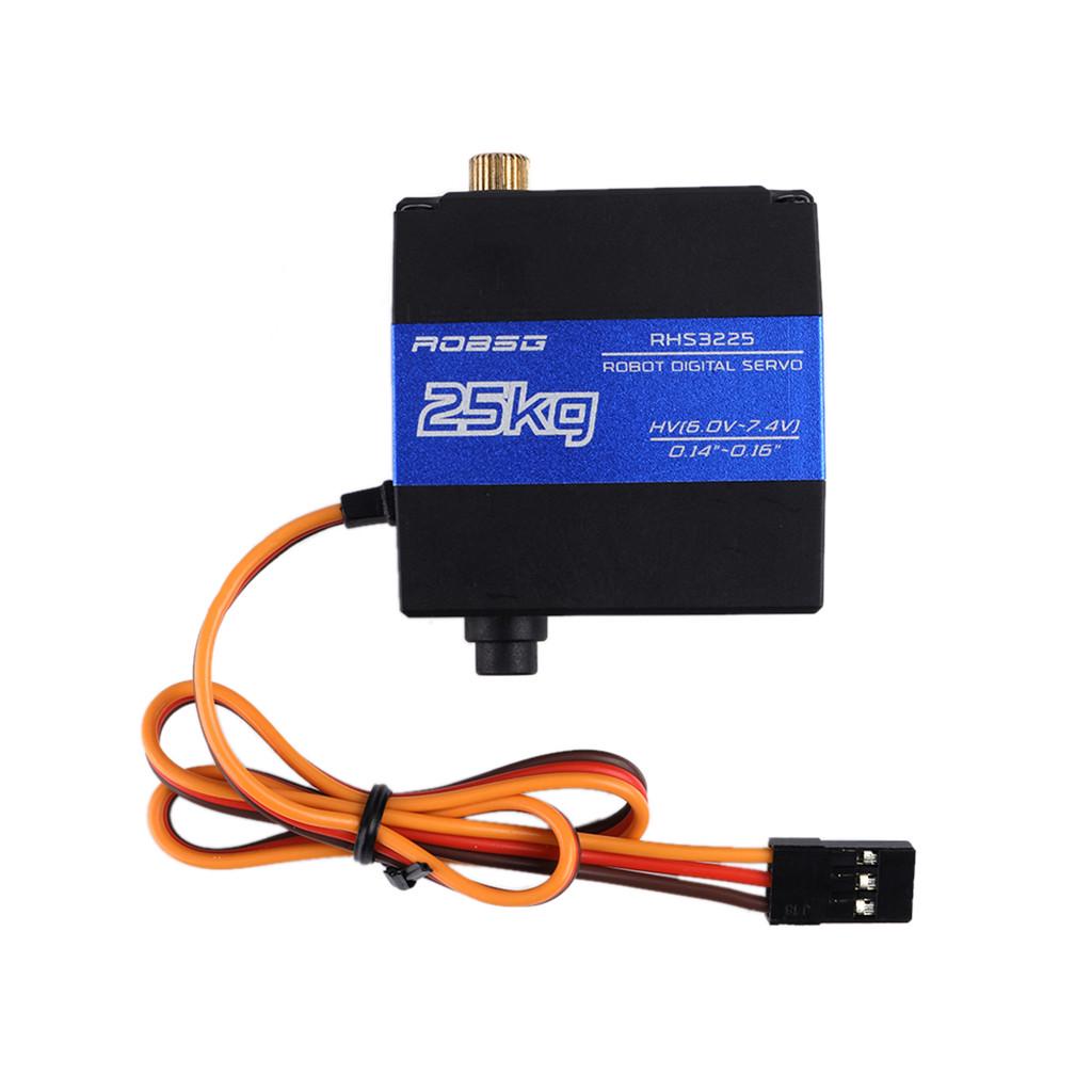 RHS3225 270 Degree Digital RC Servo 25KG Torque Metal RC Servo Motor ...