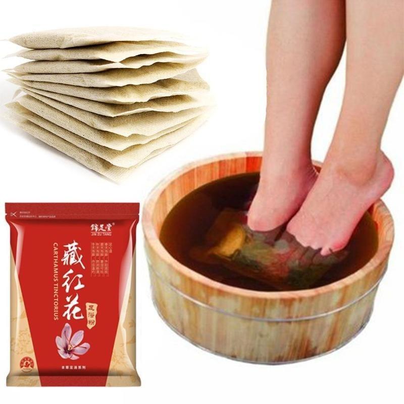 Buy 30pcs Wormwood Ginger Saffron Foot Bath Powder Chinese Medicine ...