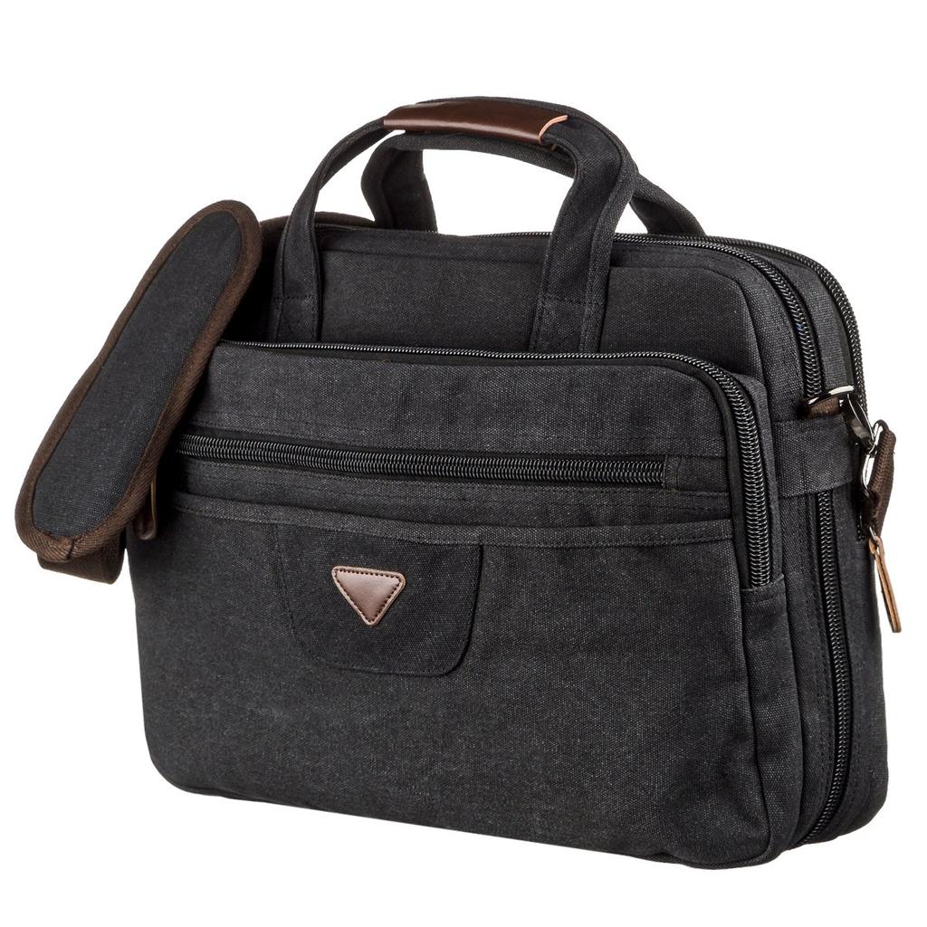 Buy Textile laptop bag Vintage 20182 Black at affordable prices — free ...