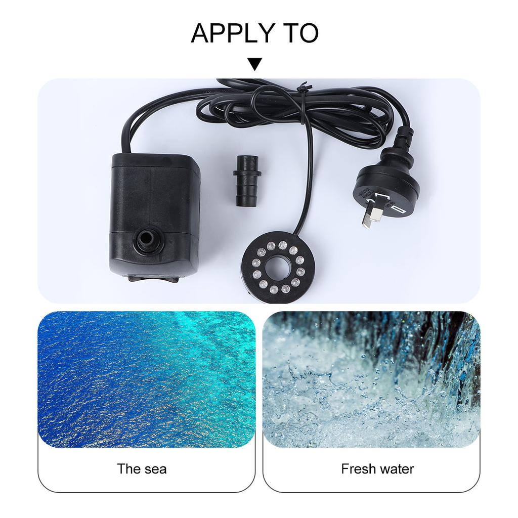 Buy 1 PC Mini 600L/H With LED Light Water Pump Submersible Pump for ...