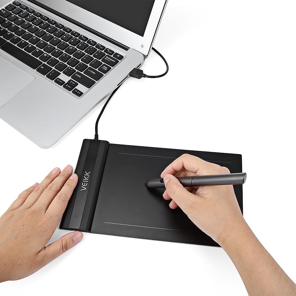 Buy VEIKK S640 4 X 6 Inch Digital Drawing Tablet with Battery-free Pen ...