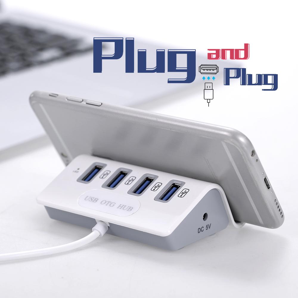 Buy USB OTG HUB with Card Reader 4 in 1 Hub USB3.0 Multi Spliter for PC ...