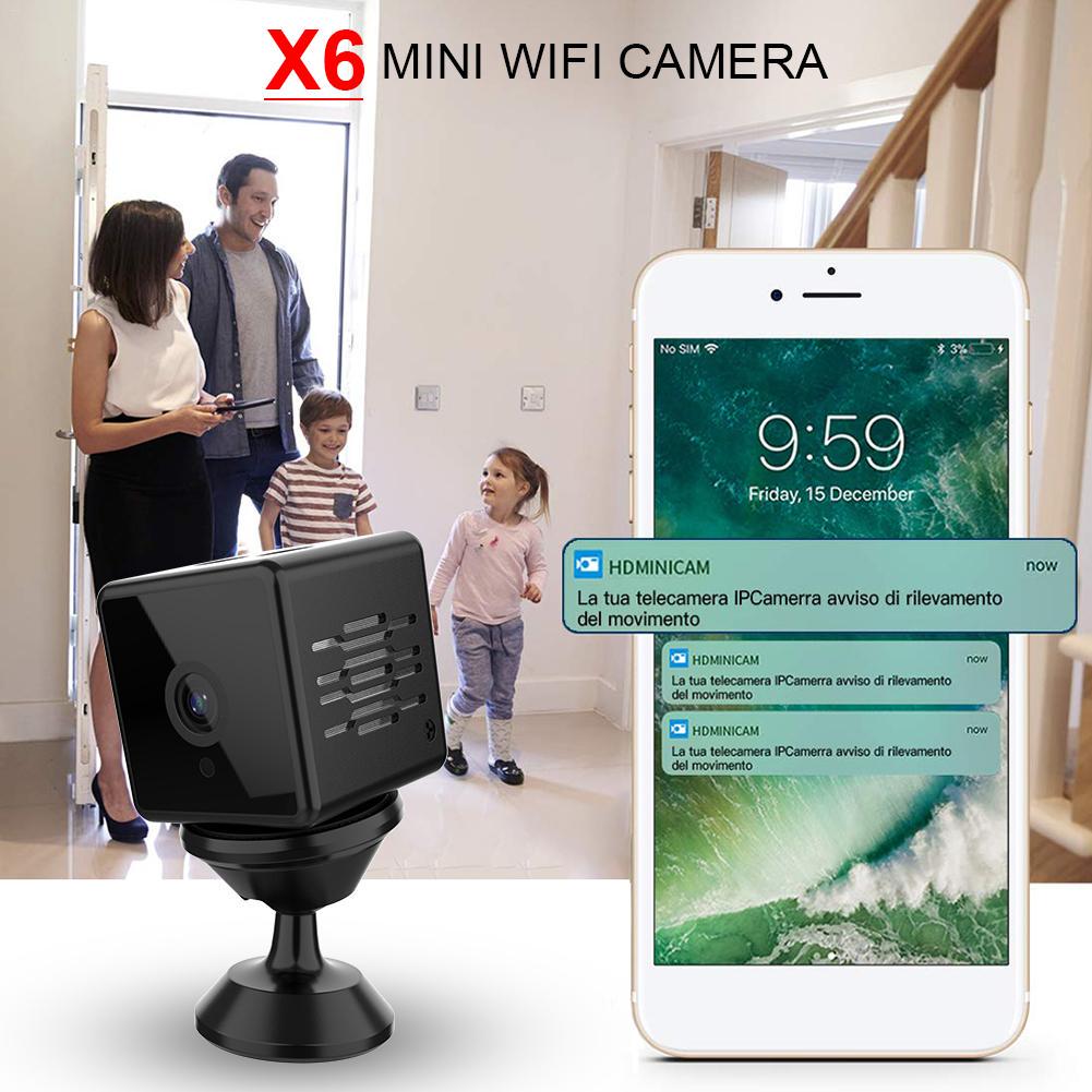 X6 Wireless Surveillance Camera Wifi Mini IP Security Camcorder HD ...