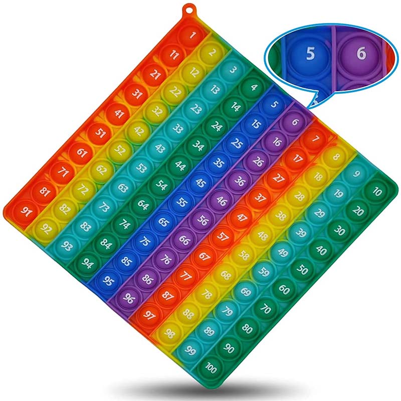 Buy Math Pop Multiplication Manipulatives Education MathWizard Rainbow ...