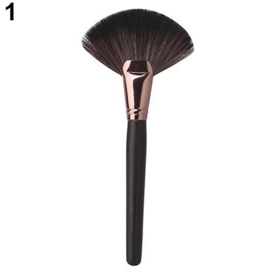 Cheap Big Large Fan Brush Beauty Hair Wooden Handle Unique Makeup ...