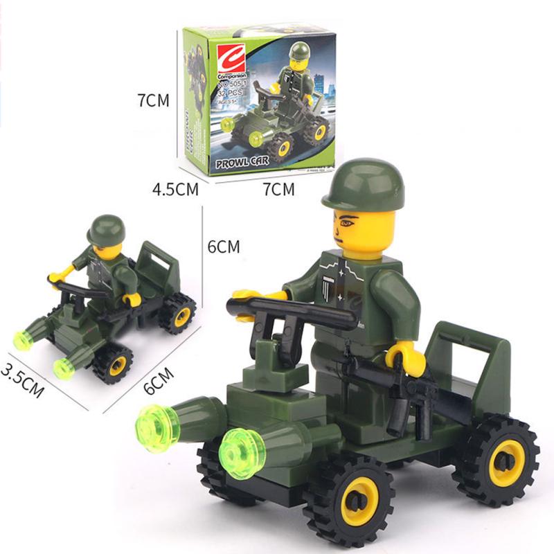 Buy Building Blocks Figures Engineer Truck Block Bricks Sets ...