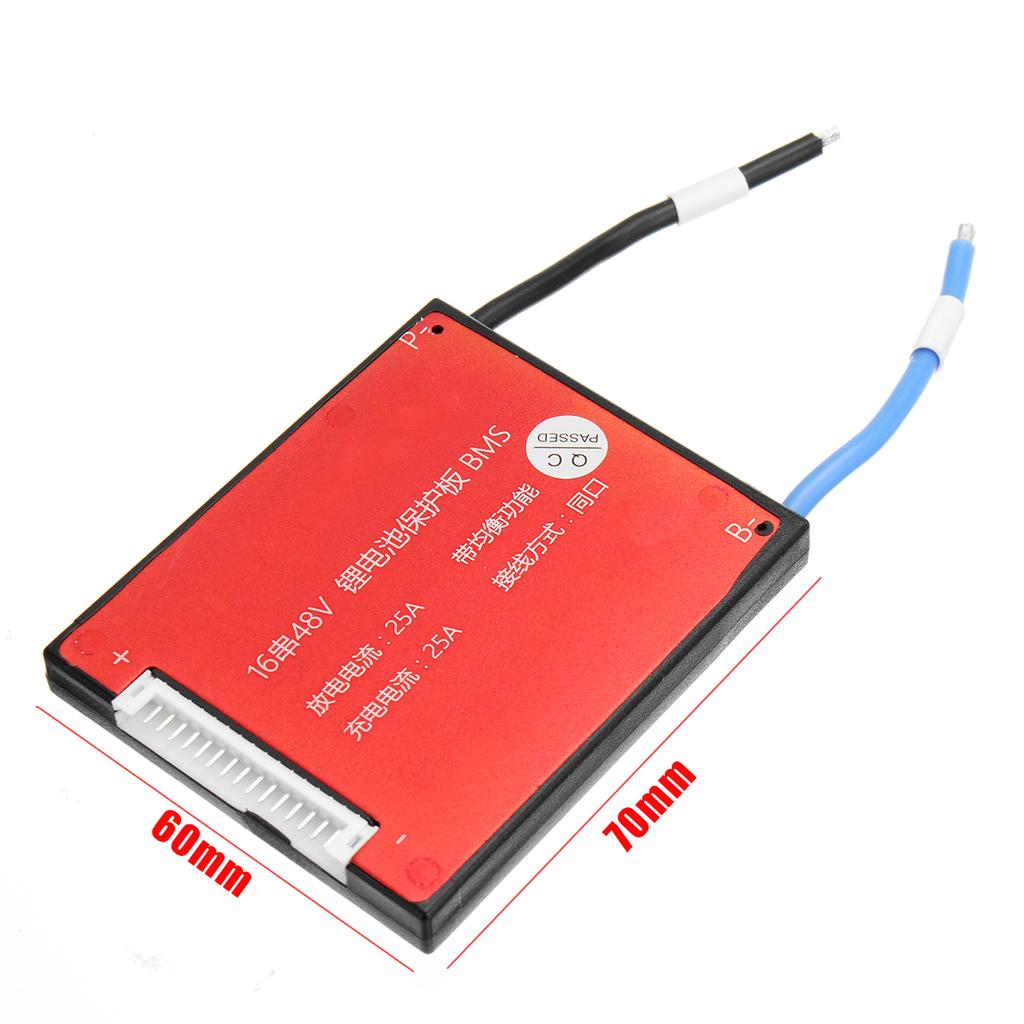 Buy 16S 48V BMS 25A 35A 45A With Balance Battery Power Protection Board ...