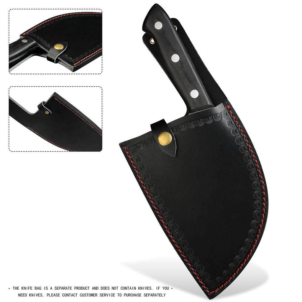 💰Köp billigt online 1PC Chinese Chef Knife Sheath Cover Protect Leather ...