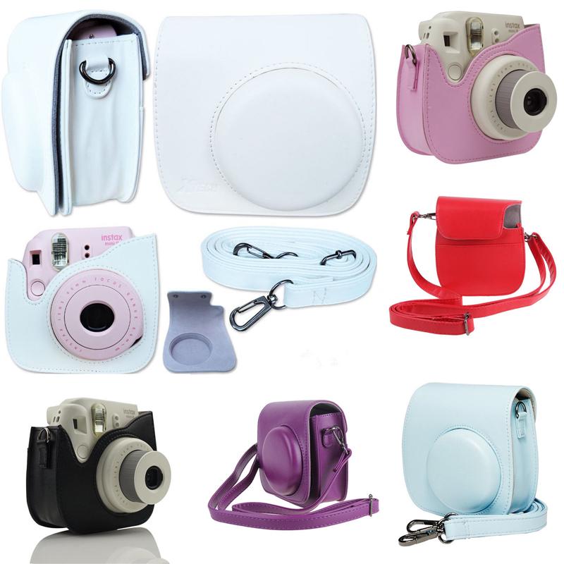 Buy For Fujifilm Fuji Instax Mini 8 9 Film Camera PU Leather Bag ...