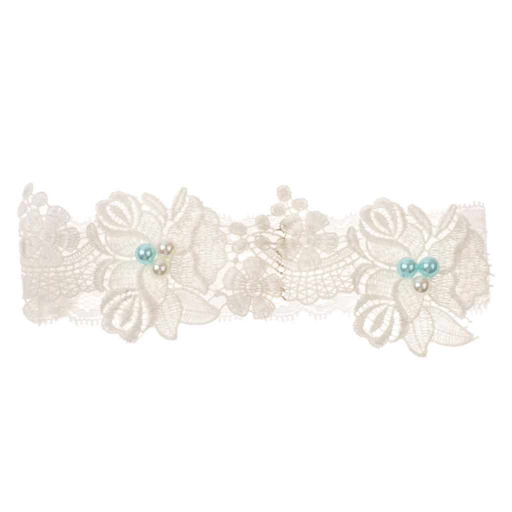 Buy Stretchable Floral Flower Lace Bridal Wedding Garter Hen Night ...