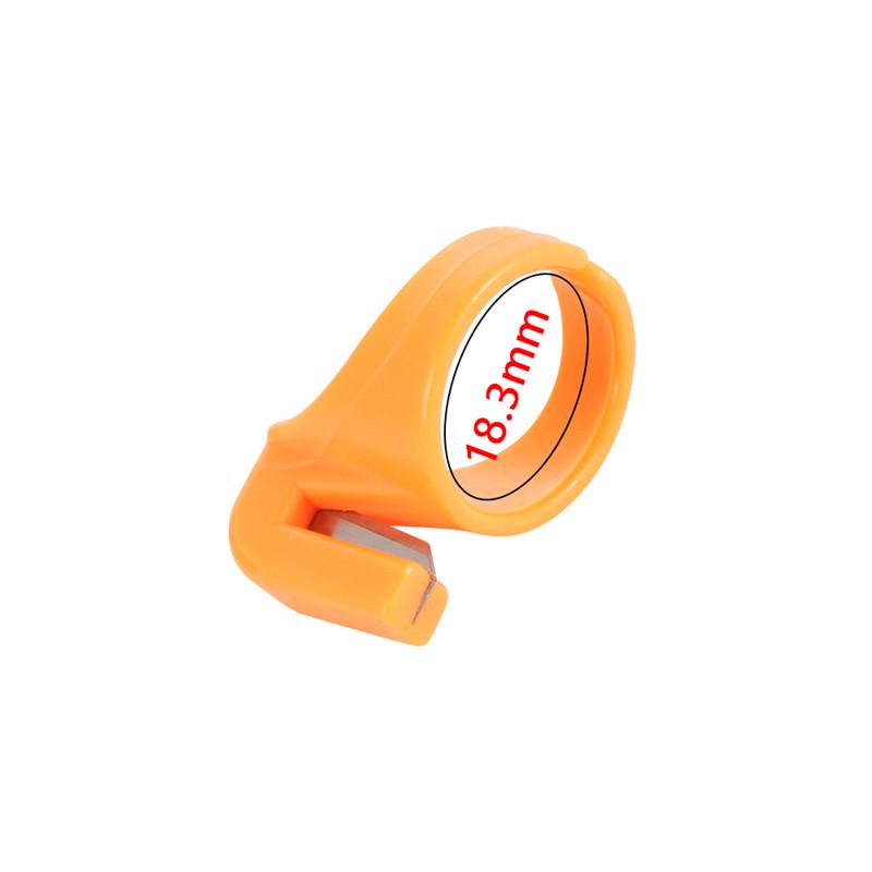 Buy 3pcs Plastic Sewing Thimble Ring with Blade Finger Thimble Thread ...