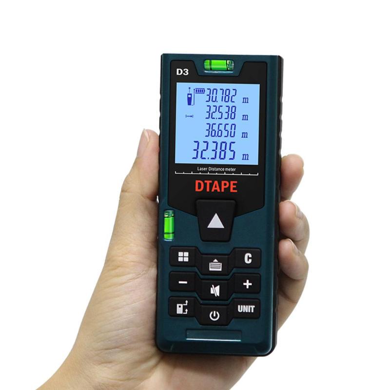 DTAPE D3 Digitaler Laser-Entfernungsmesser, Entfernungsmesser, Band ...