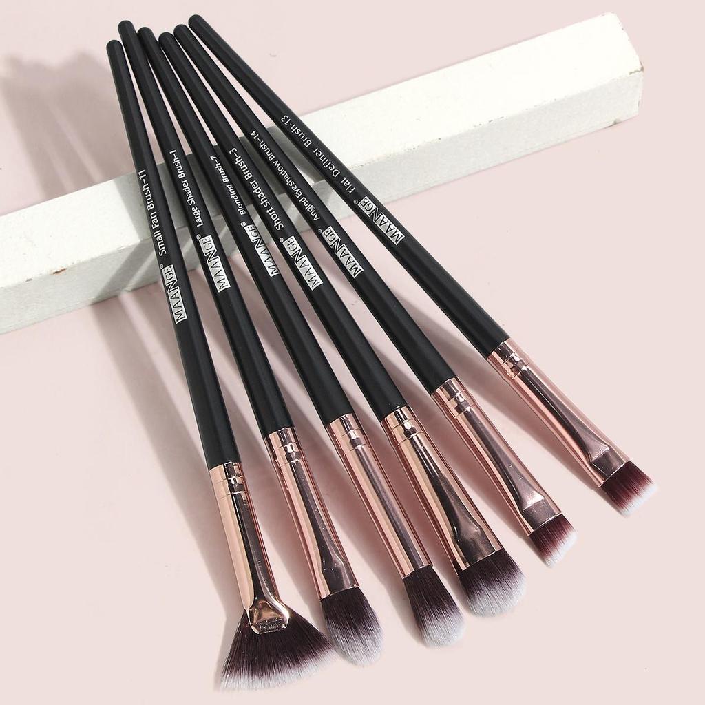6 Pcs Makeup Brushes Set Foundation Powder Eyeshadow Makeup Brushes Kit ...