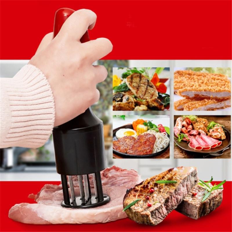 Buy Stainless Steel Needle Beef Meat Steak Knife Loose Meat Tender Cut ...