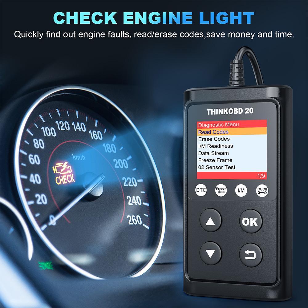 Buy THINKCAR THINKOBD 20 OBD2 Scanner Car Diagnostic Tool Engine Light ...
