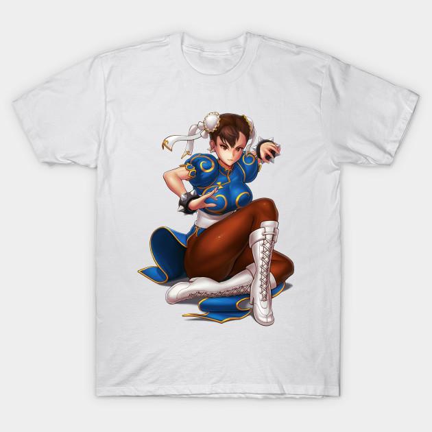 Buy Men Print T-shirt Cotton Large TShirt Chun Li Men Print T-shirt ...