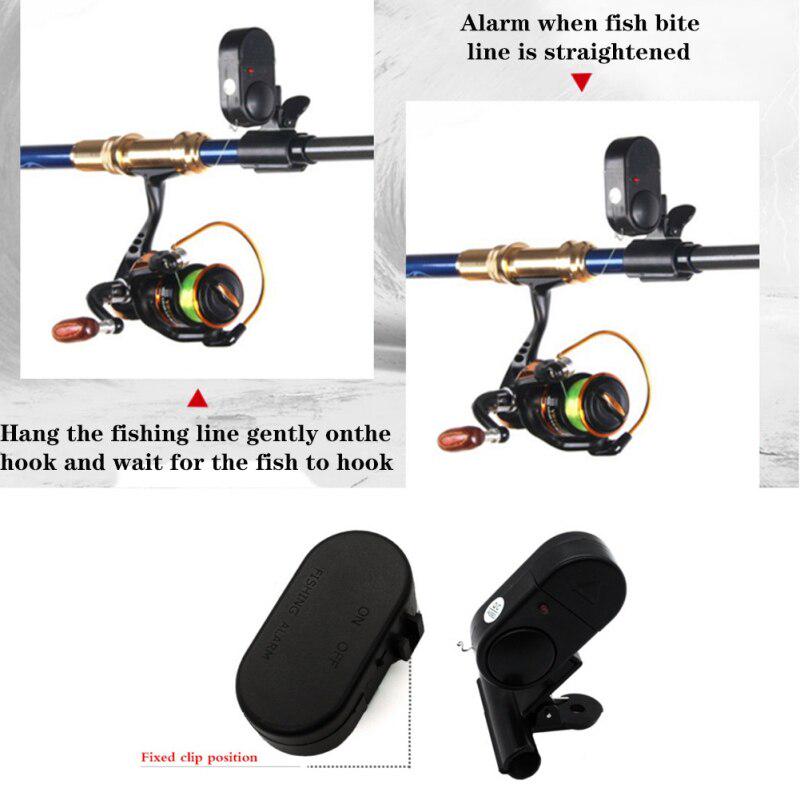 Buy Fishing Alarm LED Light Electronic Fish Bite Strike Sound Alarm ...