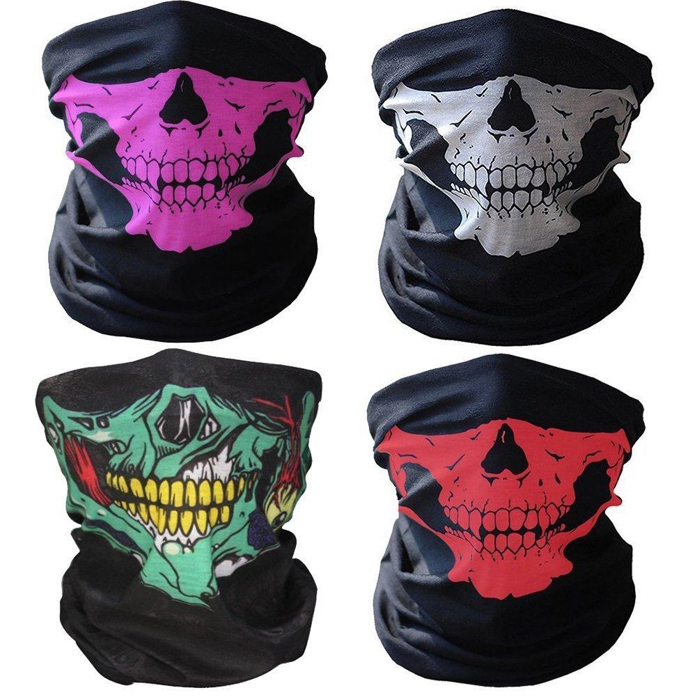 Cheap Outdoor Sports Magic Headwear Neckerchief Skull Head Half Face ...