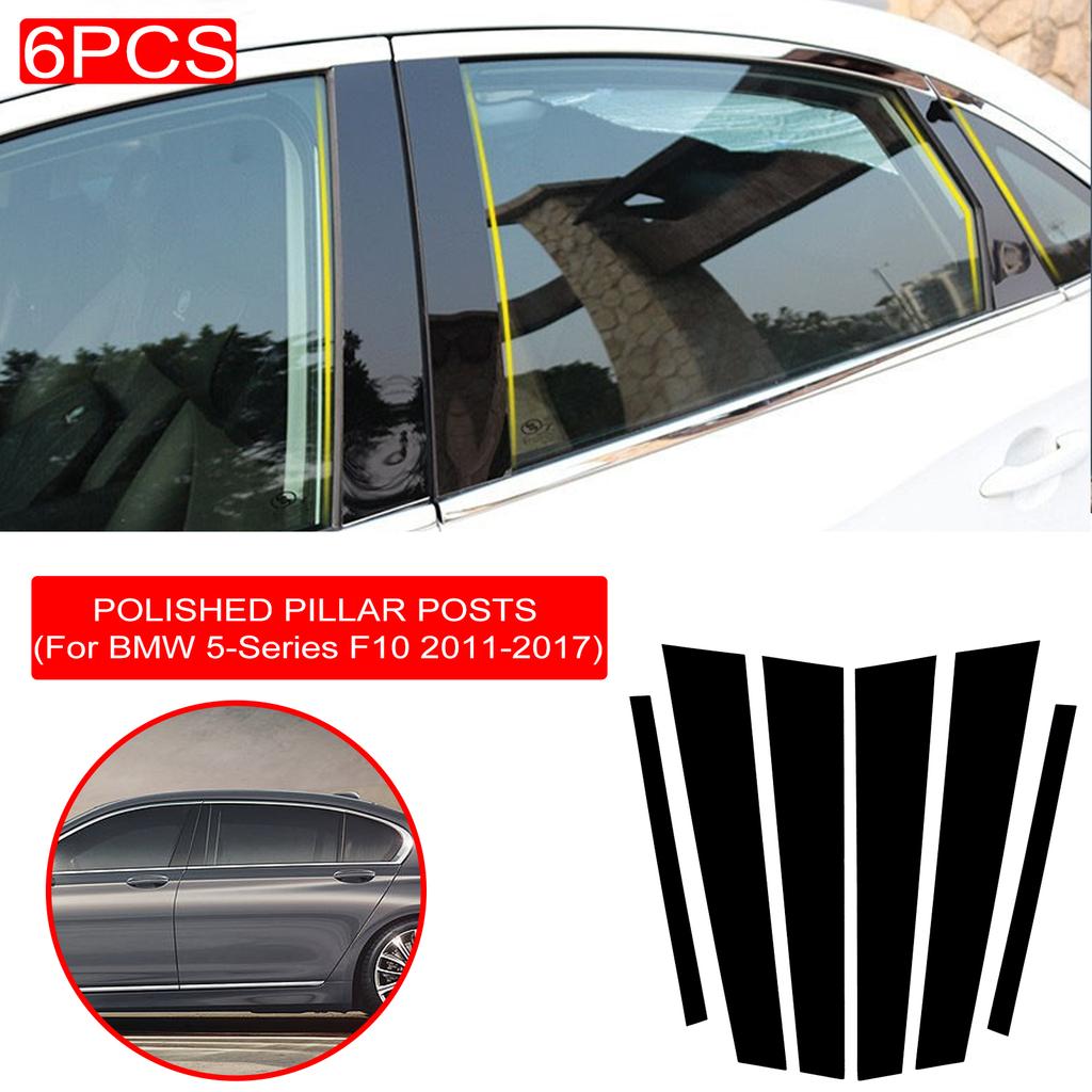 Cheap 6PCS Polished Pillar Posts Fit For BMW 5 Series F10 2011-2017 ...