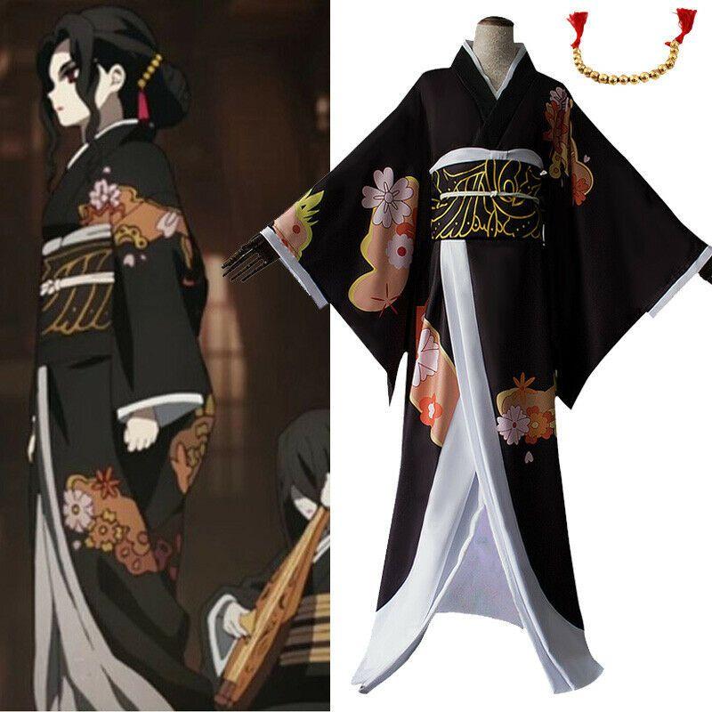 Buy Slayerkimetsu No Demon Yaiba Kibutsuji Muzan Cosplay Costume ...