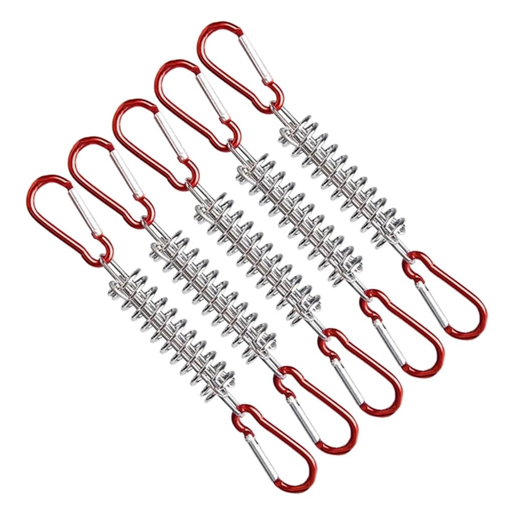 Buy 5x Tent Spring Buckle Tightener Wind Rope Buckle for Camping Awning ...