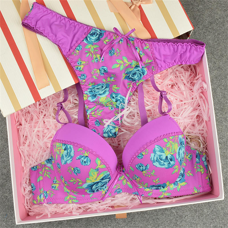 Buy Julexy Seamless Printing BC Women Bra Set Lady Bra Sets at ...