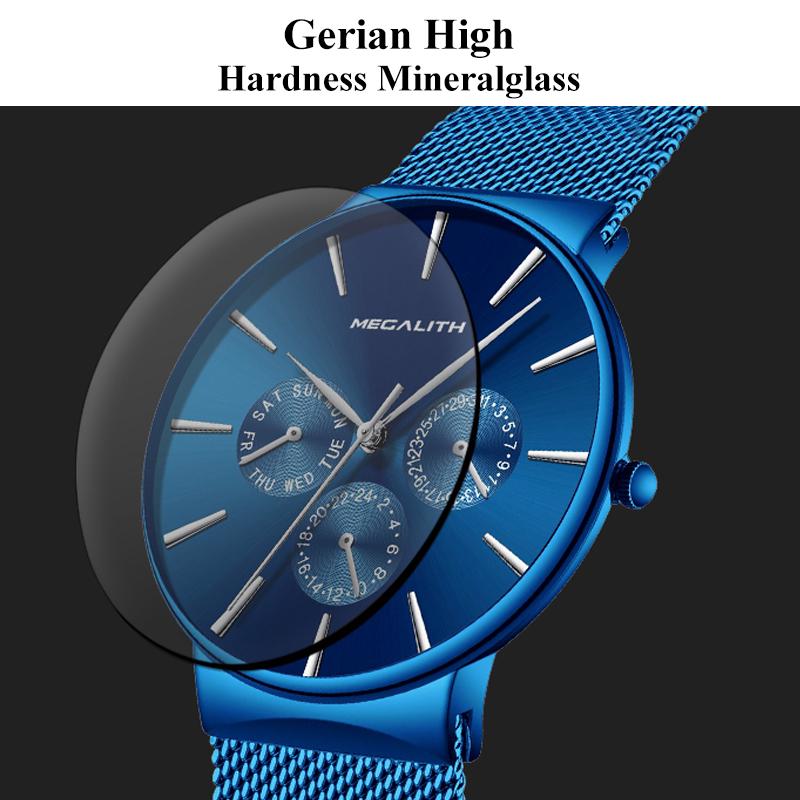 Buy Mens Fashion Mesh Strap Watches Top Brand Luxury Waterproof Ultra ...