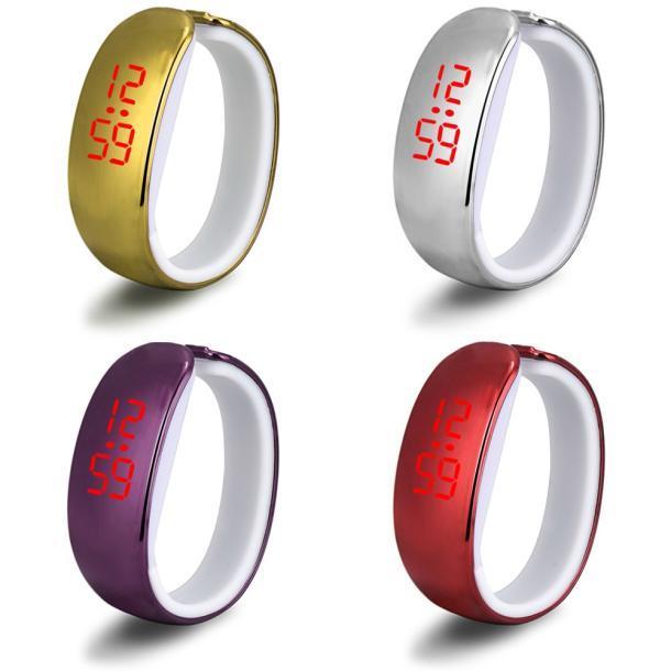 Buy Wome Sport LED Plating Waterproof Bracelet Digital Wrist Watch at ...