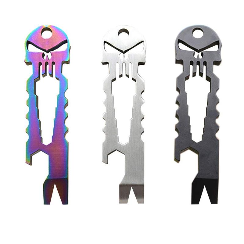 Buy Stainless Steel Tactical EDC Portable Pocket Multi-tool Skull ...