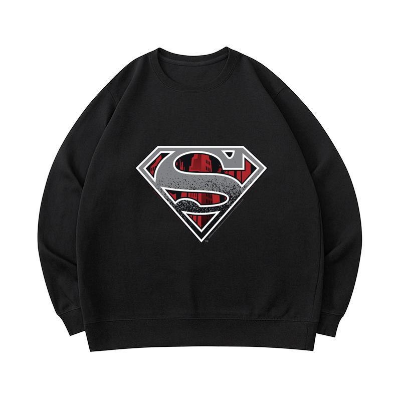 Buy Men's 300 GSM 100% Cotton Sweatshirt Dc Comics Superman Concrete ...