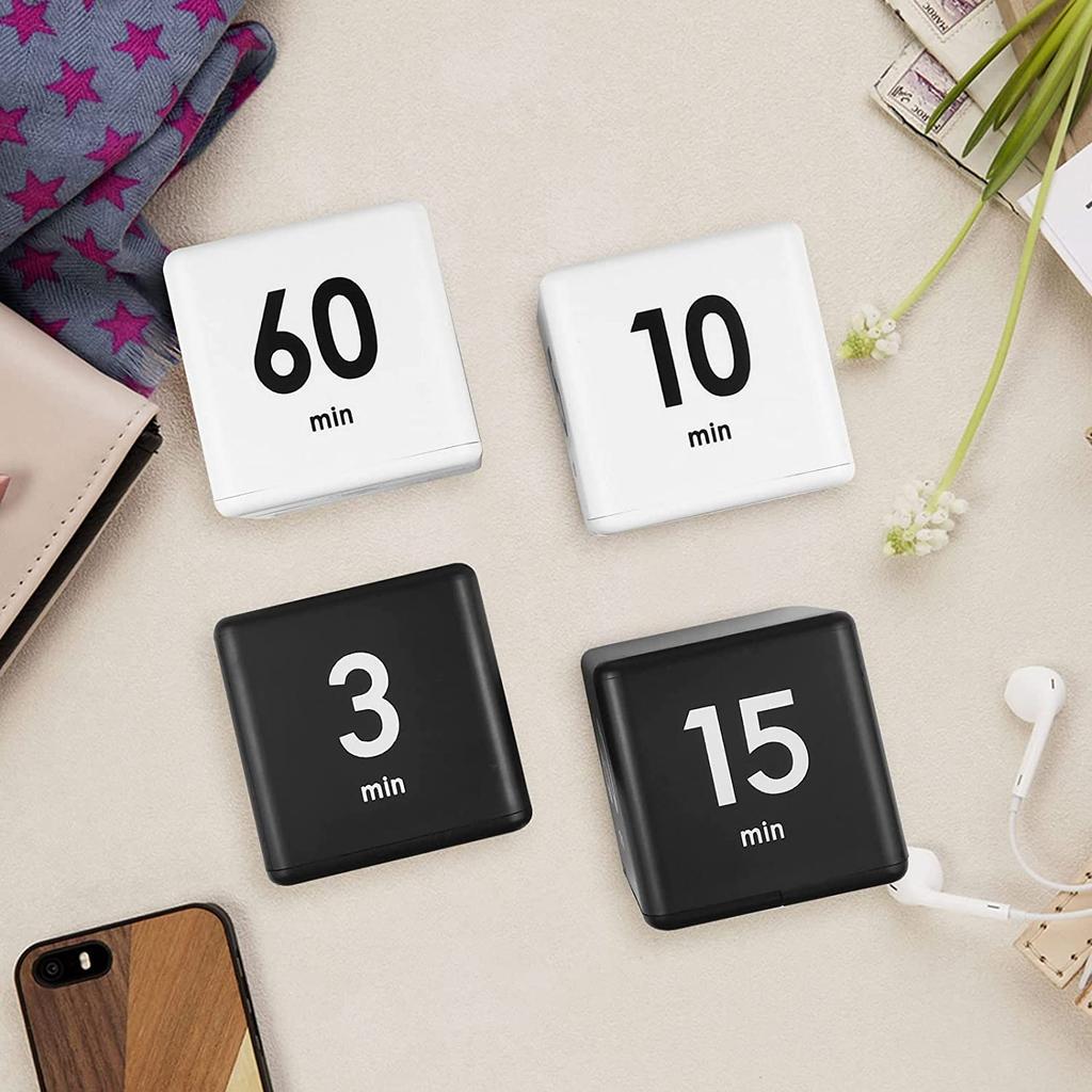 Buy Feilifan Cube Timer,Productivity Timer Kids Time Timer Gravity Sensor Flip Timer for Time ...