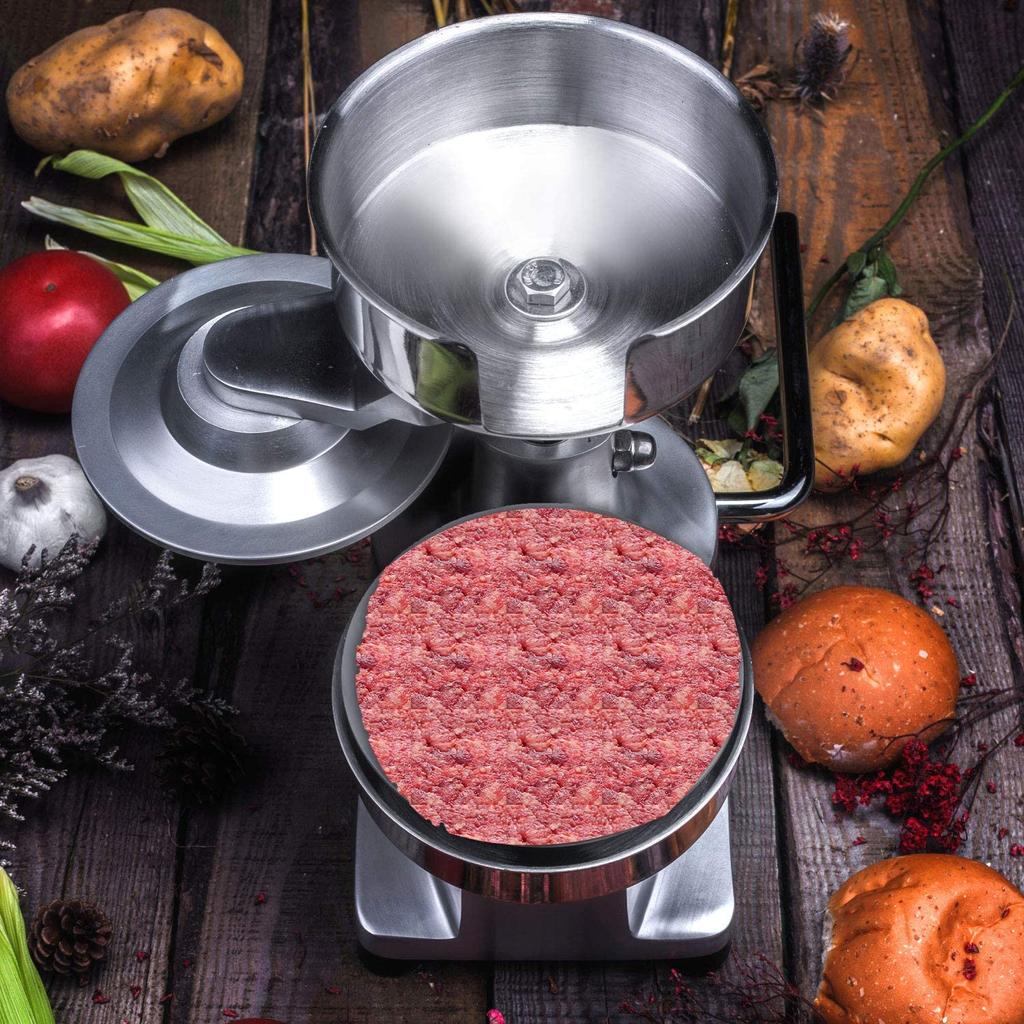 Buy Silver Commercial Hamburger Press Patty Maker Heavy Duty Meat ...