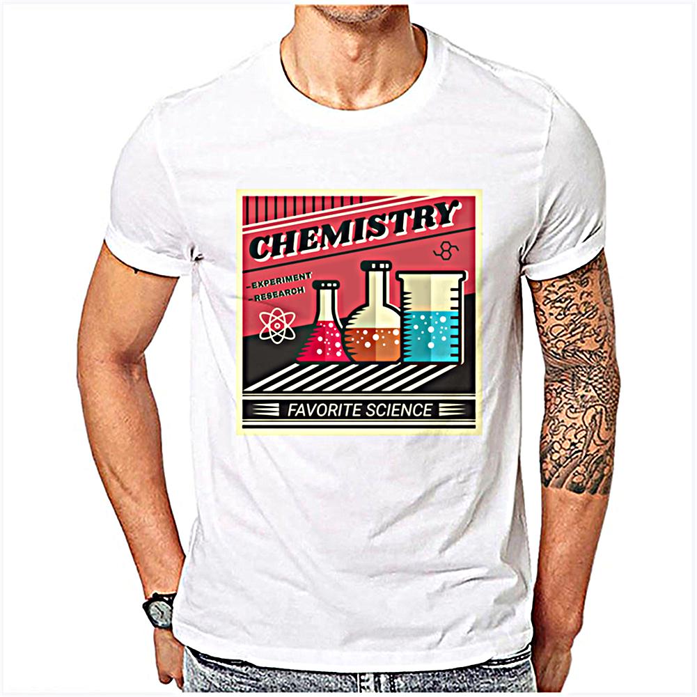Buy Fashion Men Chemistry Cotton White Tops at affordable prices — free ...