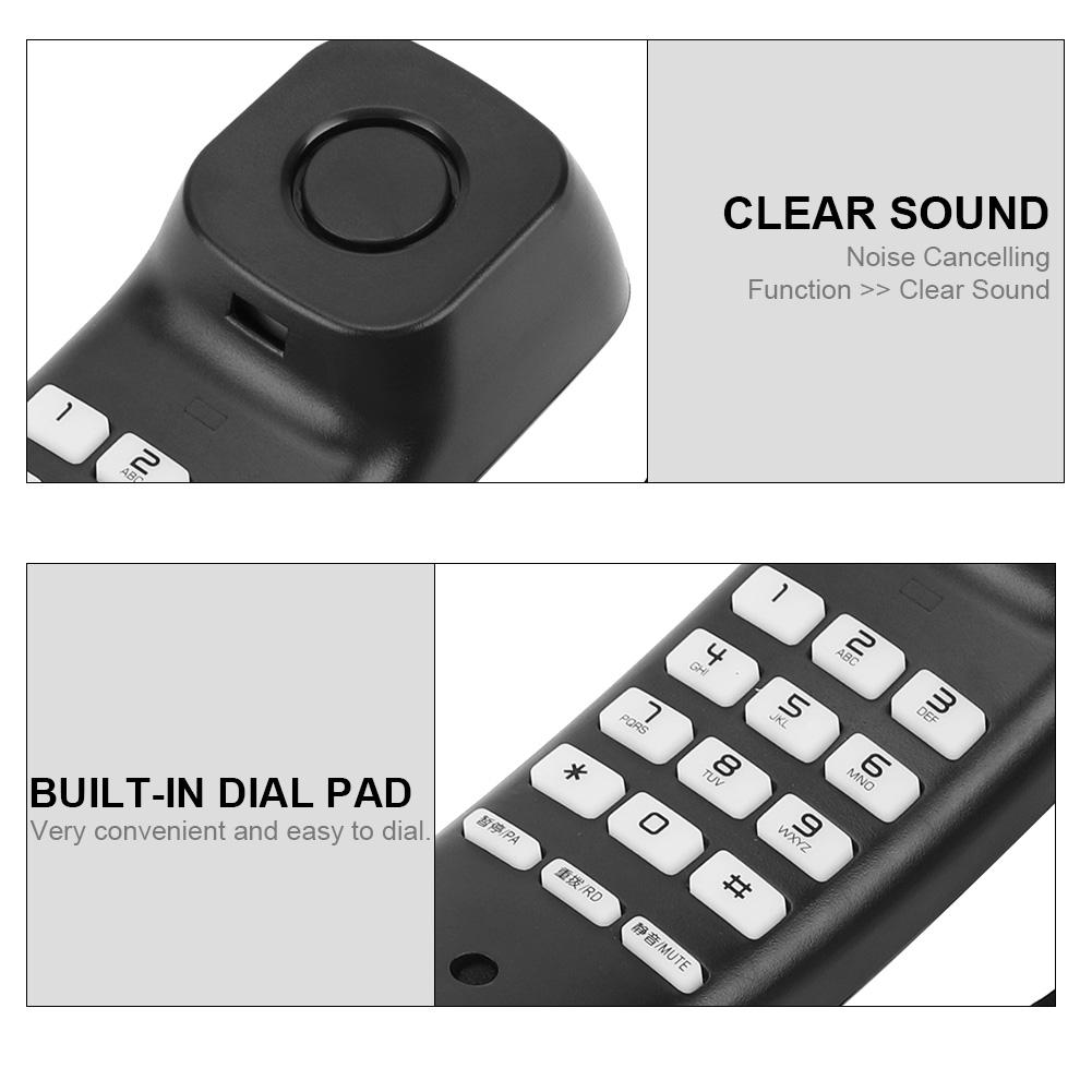 Buy Wall Phones, Hanging Telephone, Wall Telephone, Pause Function for ...