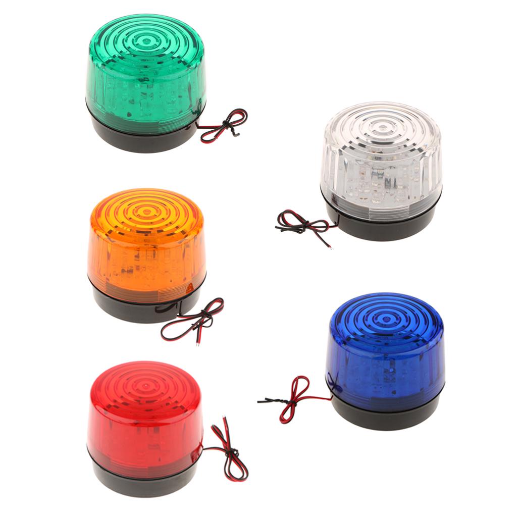 Dia. 10cm Round Caution Warning Light Lamp Traffic Alarm Flash Red ...