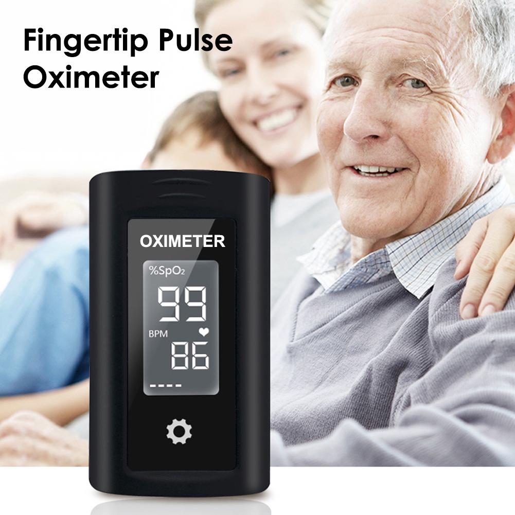 Buy Fingertip Pulse Oximeter Blood Oxygen Saturation Monitor with LED ...