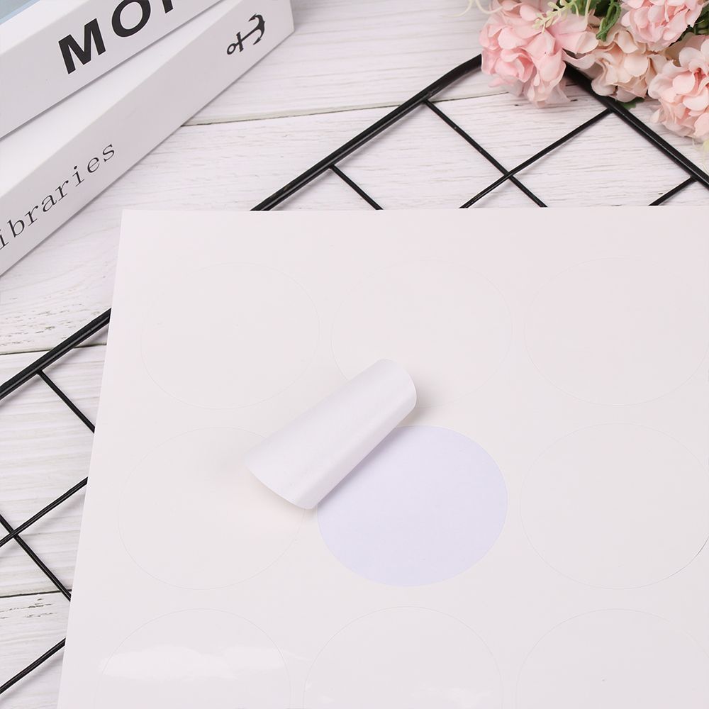 Buy Paper Inkjet Tag Stationery A4 Splitting Package Label Round Self ...