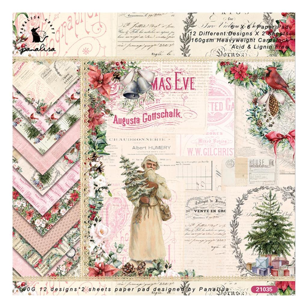 Buy 24PCS/Set Christmas Eve DIY Supplies Vintage Papers for Writing at ...
