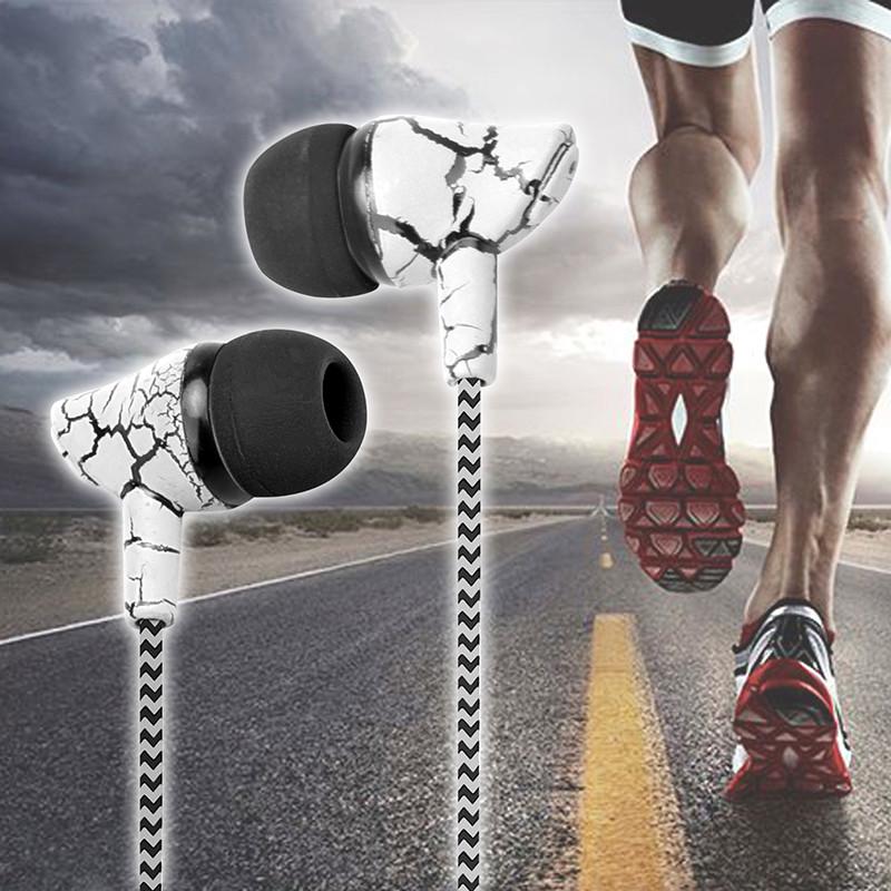 Buy 1x Earpiece Crack Grain Headset Wired Headphone In Ear Earphone For ...