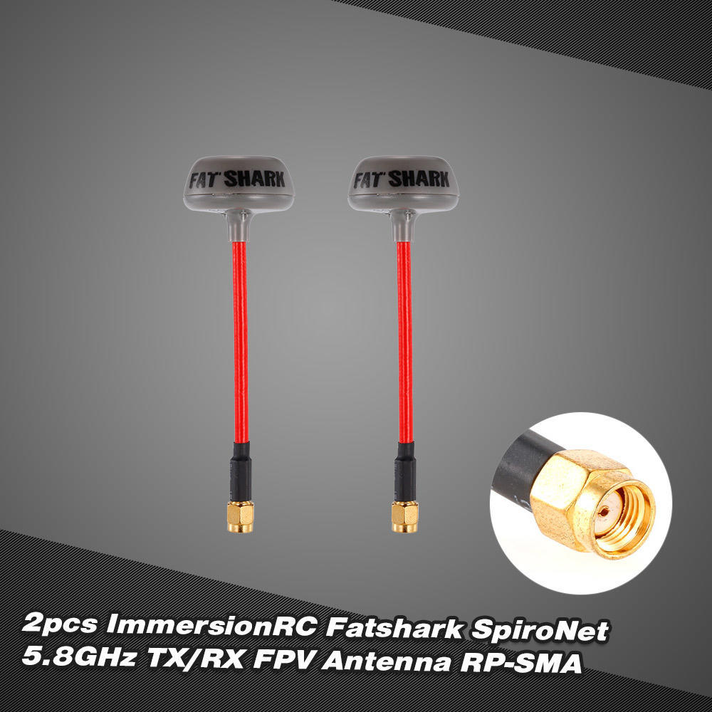 Cheap ImmersionRC SpiroNet 5.8GHz TX/RX RHCP FPV Antenna RP-SMA for ...