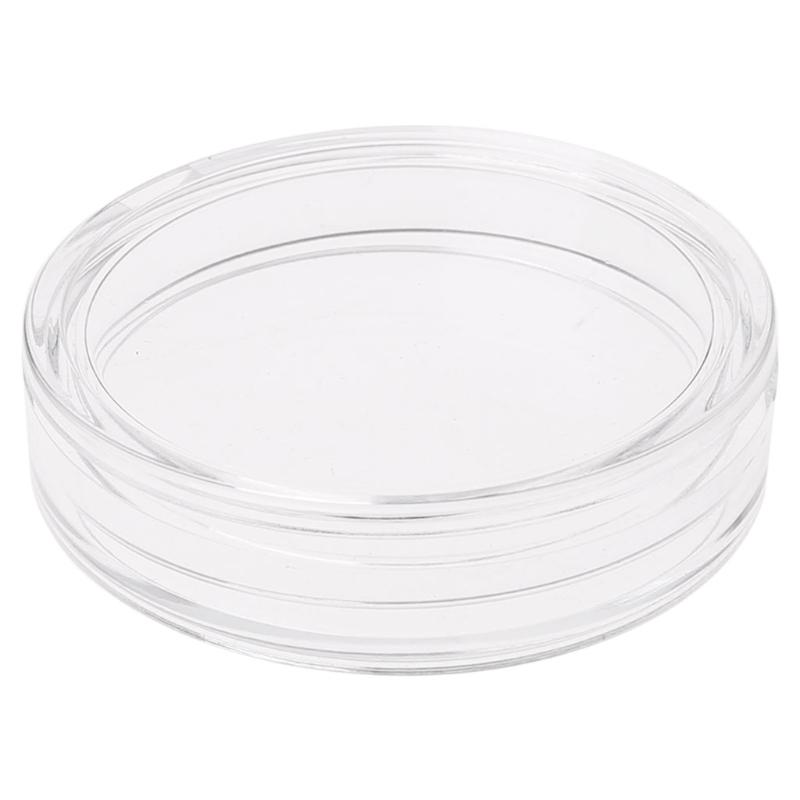Buy 38.6mm Clear Round Acrylic Coin Capsule Storage Box Holder Case For ...