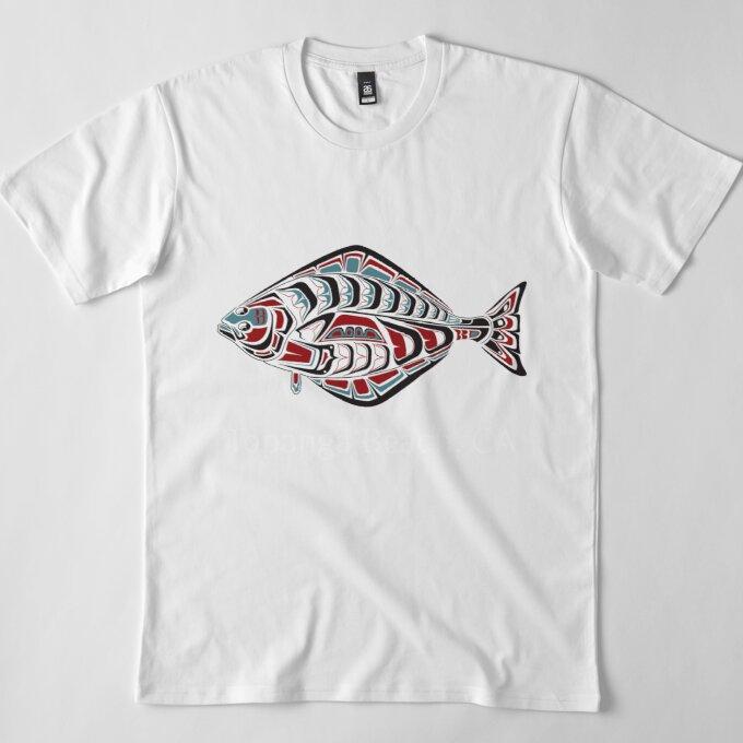 Buy Men Premium Cotton T-Shirt?Topanga Beach California Halibut ...