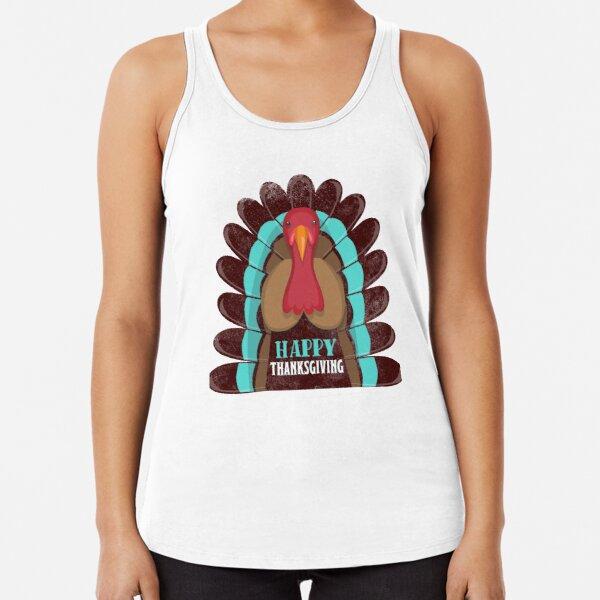 Happy Thanksgiving Day Grateful Heart Turkey Tee T Shirt Gifts Printed ...